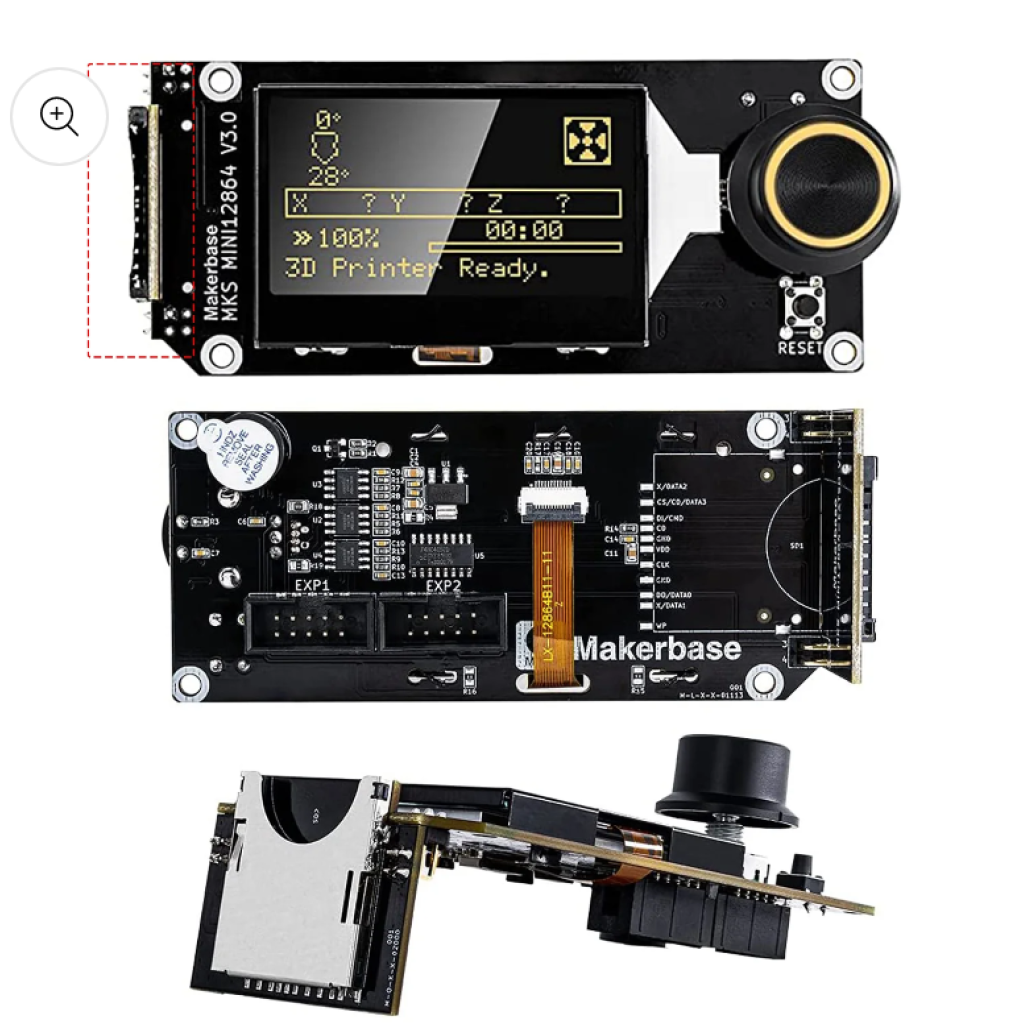 MKS TinyBee V1.0 + MINI12864 V3 - Lancer3D-3D Printer Egypt Store